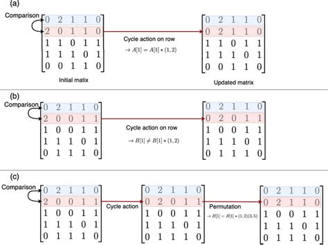 Maximality Check A A Matrix A Is Permuted With A Cycle Transposition Download Scientific