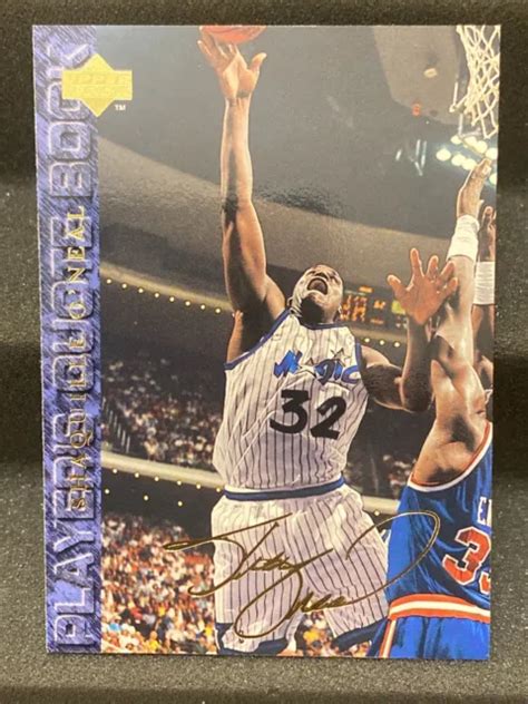 1994 Upper Deck Shaquille Oneal 49 Gold Medal Gold Signature Usa