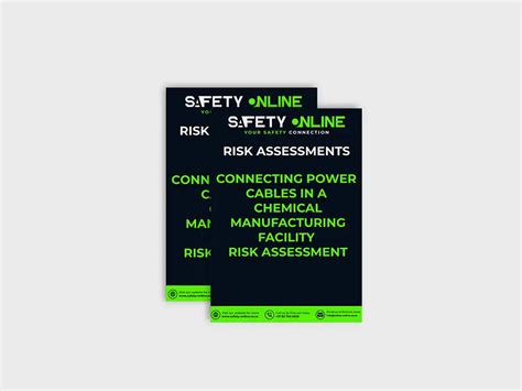 Connecting Power Cables In A Chemical Manufacturing Facility Risk Assessment Safety Online