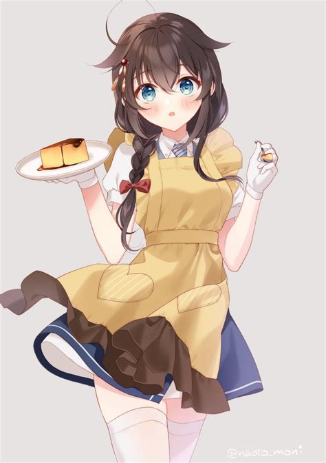時雨艦これ 時雨改二 「時雨ちゃんにプリンmode鵜来ちゃんの服 」naotoのイラスト