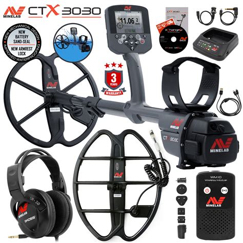 Minelab CTX 3030 Waterproof Metal Detector Special With 17 Smart Coil