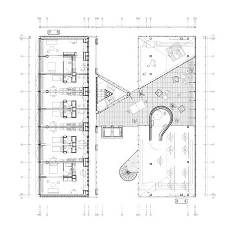 Bruther Residence For Researchers Hic Layout Architecture