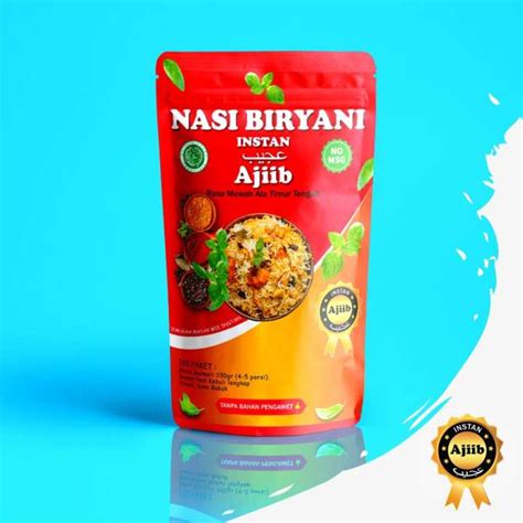 NASI BIRYANI INSTAN AJIIB 350gr BERAS BASMATI Lazada Indonesia