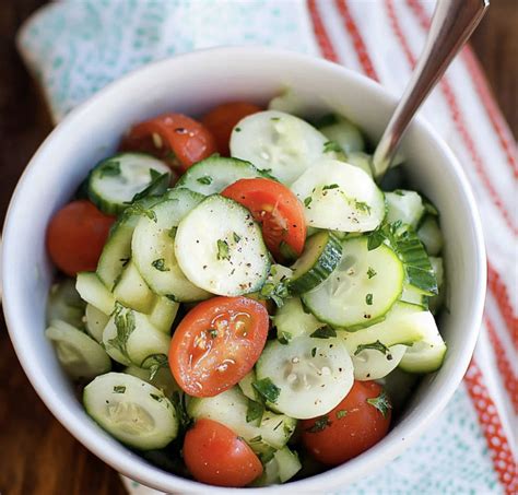 Cucumber Tomato Salad Tessa Recipes