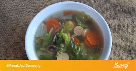 Resep Sup Jamur Kancing Sederhana Rumahan Di Yummy App