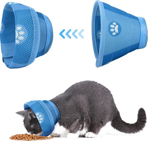 Lollanda Einstellbarer Halskrause Katze Faltbaren Weicher Schutzkragen