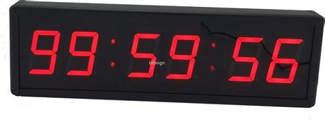 Btbsign Digital Countdown Wall Clock With Remote Large Stopwatch