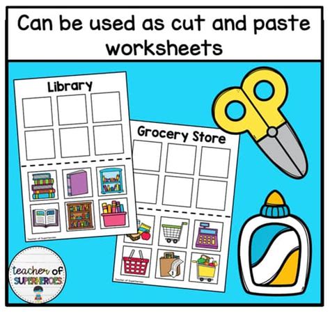 Community Locations Ffc Sorting Mats For File Folder Task Box Tpt