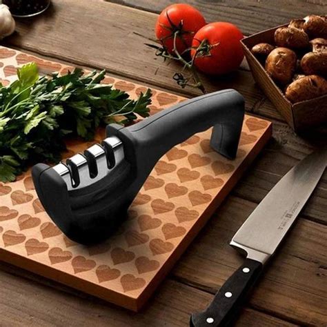 Knife Sharpener Manual 3 Stage Knives Sharpner Tool At ₹ 45piece