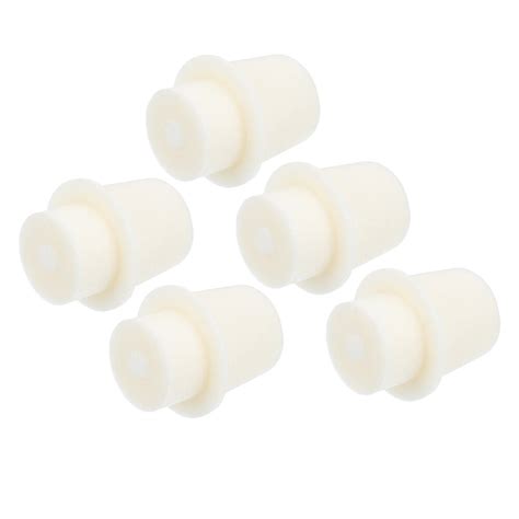 Homemaxs 5 Pcs Experiment Stoppers Glass Bottle Flask Coolant Leak