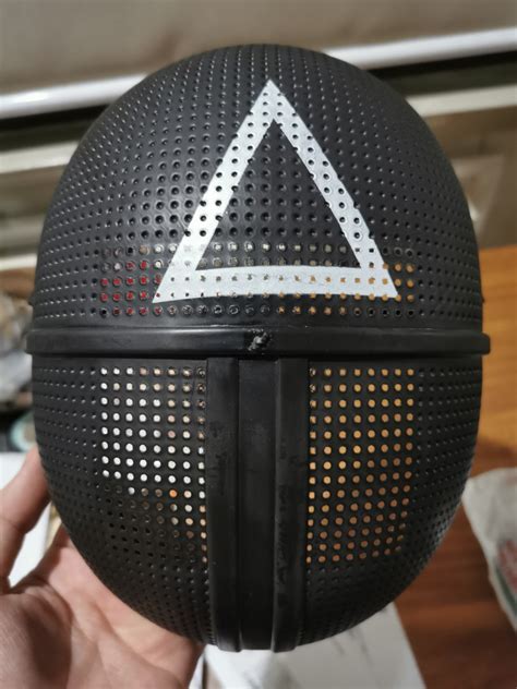 Squid Game Guard Mask Triangle For Adult Health And Nutrition Face