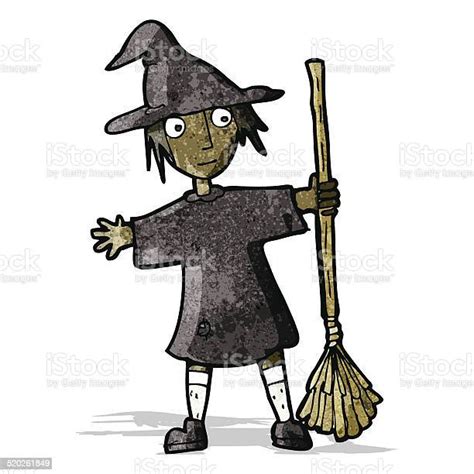 말풍선이 있는 마녀 Broomstick 0명에 대한 스톡 벡터 아트 및 기타 이미지 0명 귀여운 기이함 Istock