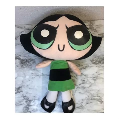 Vintage 1999 Cartoon Network Power Puff Girls Buttercup 17 Plush £21