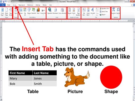 Ppt Microsoft Word 2010 Basics Toolbar Ribbons And Shortcuts