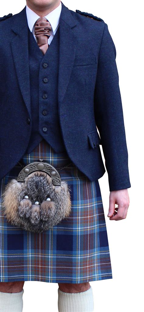 Navy Arrochar Tweed Outfit Anderson Kilts