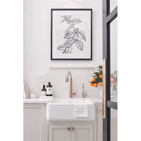 Kohler Whitehaven Farmhouse Apron Front 235 In X 2156 In White Cast