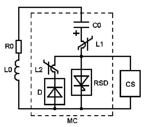 principal electrical circuit of rsd based switch with additional diode