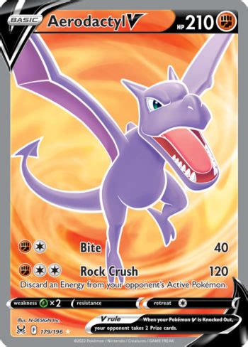 Aerodactyl V 180 196 Lost Origin Alternate Art Ultra Rare Shady Bloom