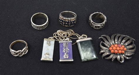 Sterling Silver Jewelry Grouping Auction