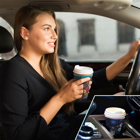 4pack Reusable Iced Coffee Sleeve Insulator Sleeves For