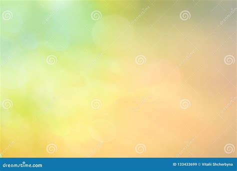 Abstract Spring Or Summer Bokeh Background Stock Illustration