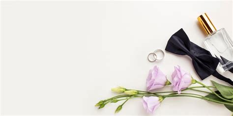 Free Photo | Copy space groom accessories