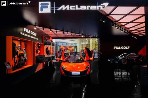 Fila Golf X Mclaren迈凯伦超级跨界联展落地北京skp