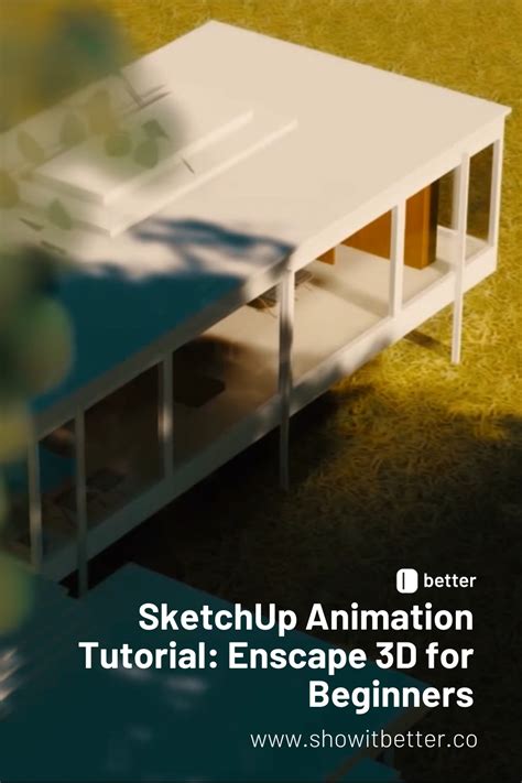 How To Do An Animation In Sketchup Enscape 3d In 2024 Architecture