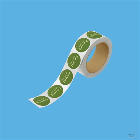 Custom Printed Roll Labels In Orange County Printing Nest