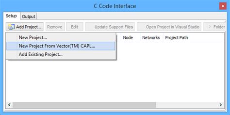C Code Interface Capl Conversion