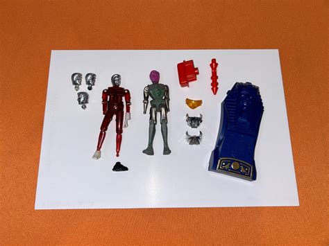 Micronauts Vintage Mego Action Figures Weaponsparts Lot Die Cast