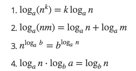 sonny不讀不行 algorithm筆記 4 常用的lograithm equation
