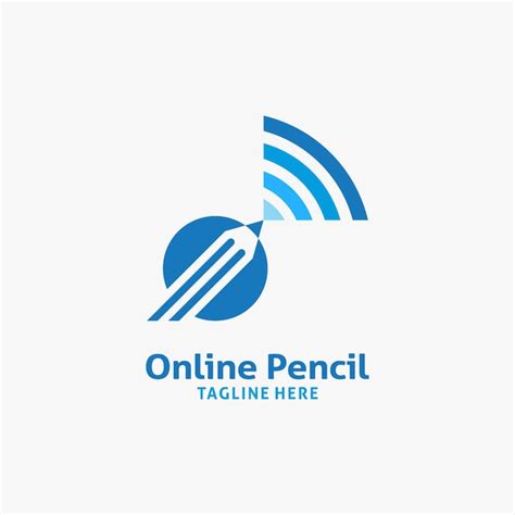 Crayon Et Signal Wifi Pour La Création De Logo Crayon En Ligne