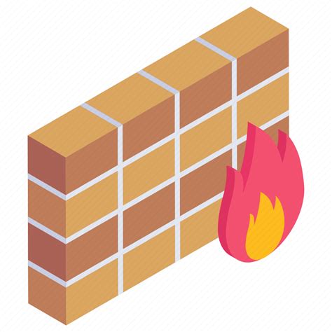 Firebreak Firewall Security Firewall Data Burn Wall Burn Icon
