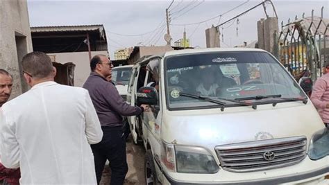 حملات ميدانية ببني سويف لمتابعة مواقف السيارات والتزام السائقين بتعريفة
