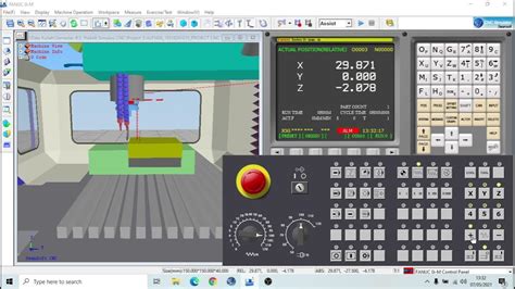 Cara Setting Awal Mesin Cnc Fanuc Oim Youtube