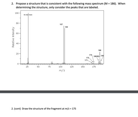 solved 2 propose a structure that is consistent with the