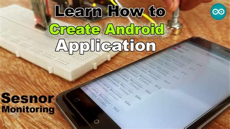 how to create android app for arduino sensor monitoring over bluetooth