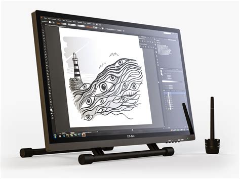 XP-Pen 아티스트 22HD 3D 모델 $86 - .max .3ds .fbx .obj - Free3D