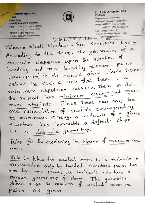 Solution Vsepr Theory Studypool Solution Vsepr Theory Studypool