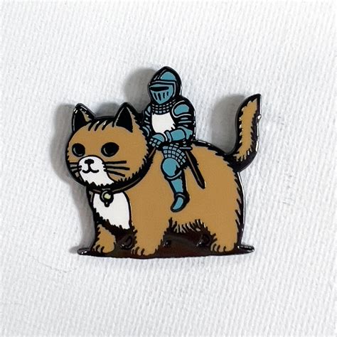 Strike Gently Co Cat Knight Pin