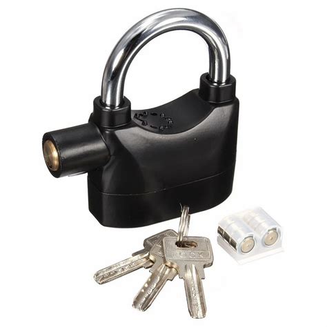 Anti Theft System Security Pad Lock With Burglar Smart Alarm Siren