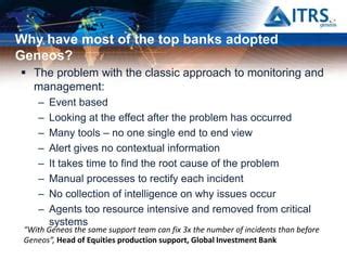 Geneos Corporate Overview June 2010 PPT