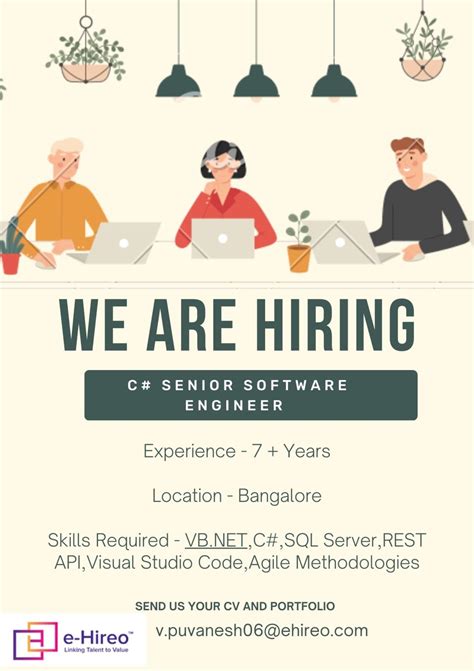 Vb Vbdotnet Webapi Hiring Hiringalert Hiringnow Softwareengineers Agilemethodology Sql