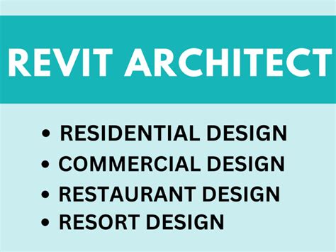 Revit Architect For Residential Resort Commercial And Restaurant