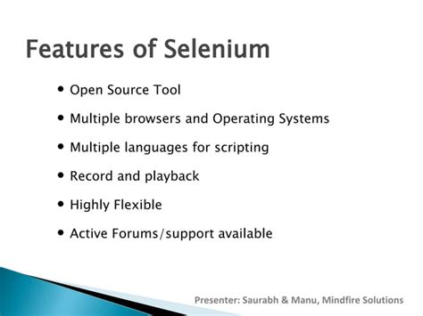 Introduction To Selenium Automation Pdf Browsers Computer