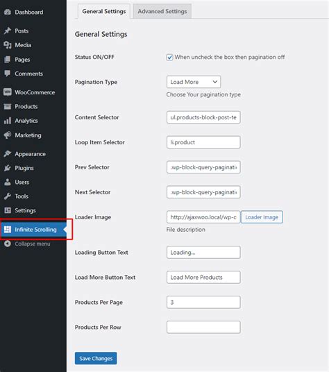 Infinite Scroll Product For Woocommerce Wordpress Plugin