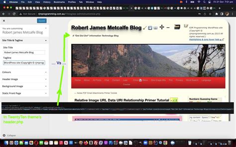 WordPress Informal Byline Idea Tutorial Robert James Metcalfe Blog