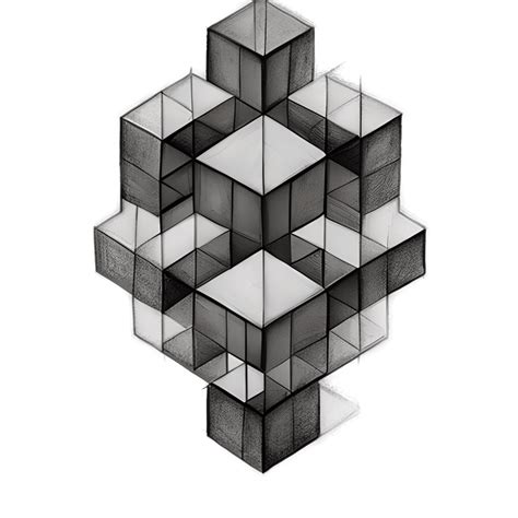 create a simple sketch of multiple rectangles within a rectangle