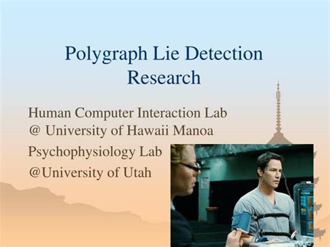 PPT Polygraph Lie Detection Research PowerPoint Presentation Free Download ID 5641386